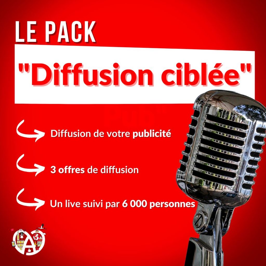 Pack « Diffusion ciblée Pub » – Alsace Fan Day – Boutique Officielle